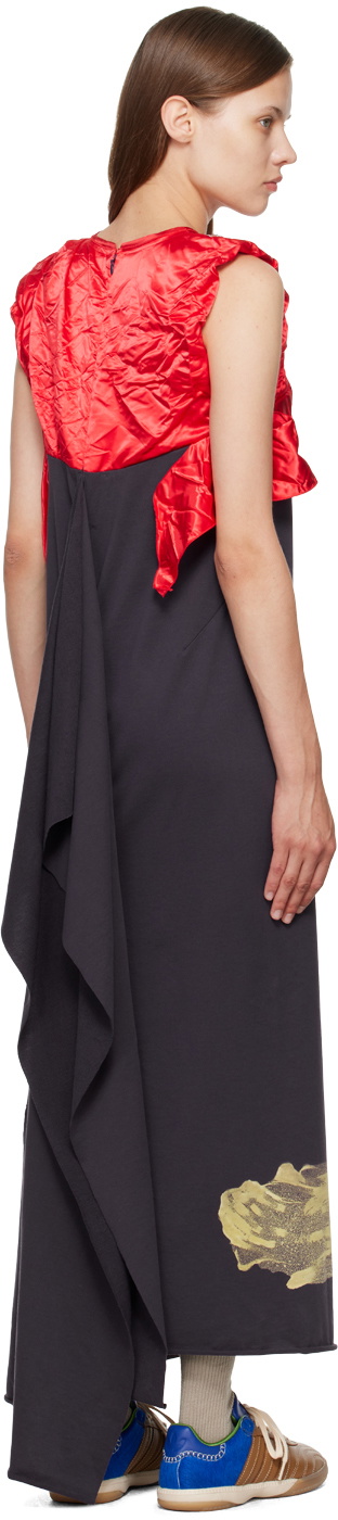 Meryll Rogge Purple & Red Swann Maxi Dress Meryll Rogge