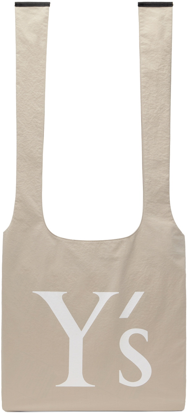 Y's Beige Logo Tote Ys