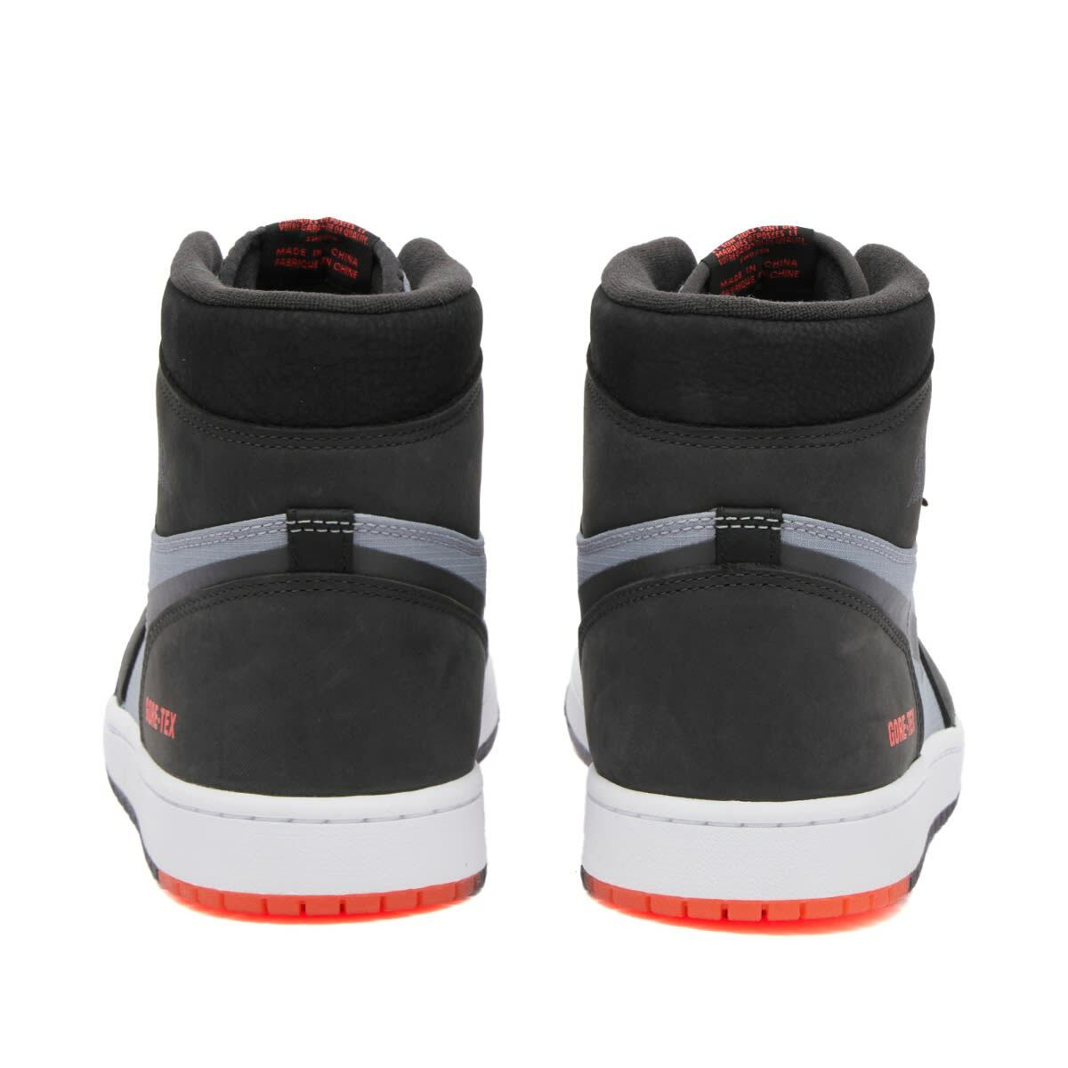 Air Jordan Men's 1 ELEMENT Sneakers in Grey/Charcoal/Infrared Nike ...