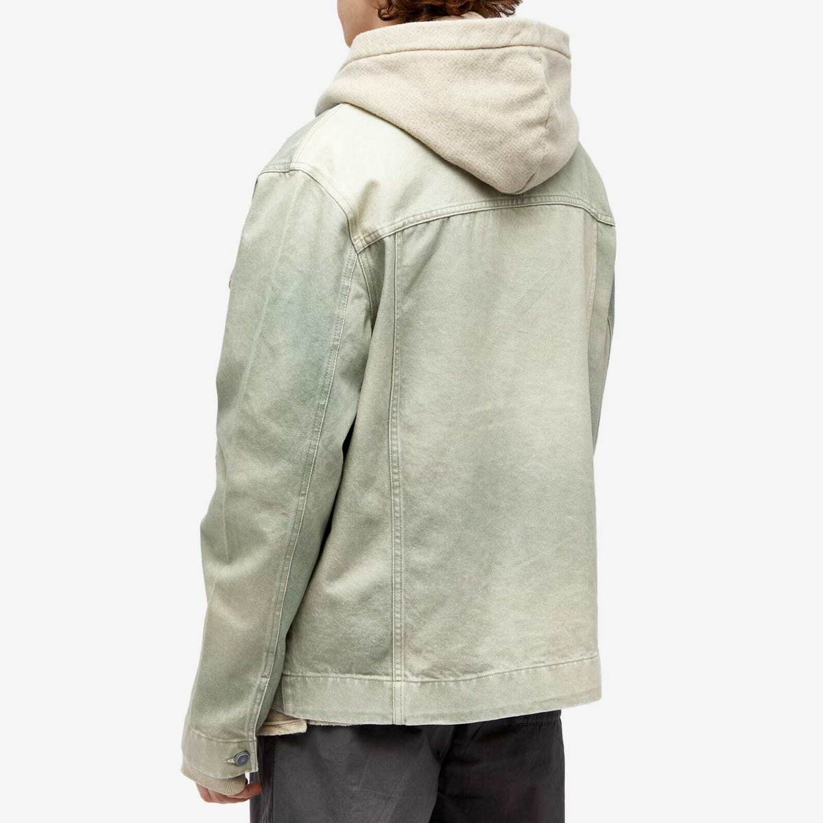 Objects IV Life Men's Traditional Denim Jacket in Green Patina Objects ...
