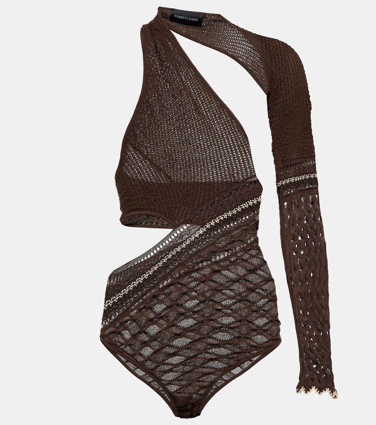 Roberta Einer Dina asymmetric knit bodysuit Roberta Einer
