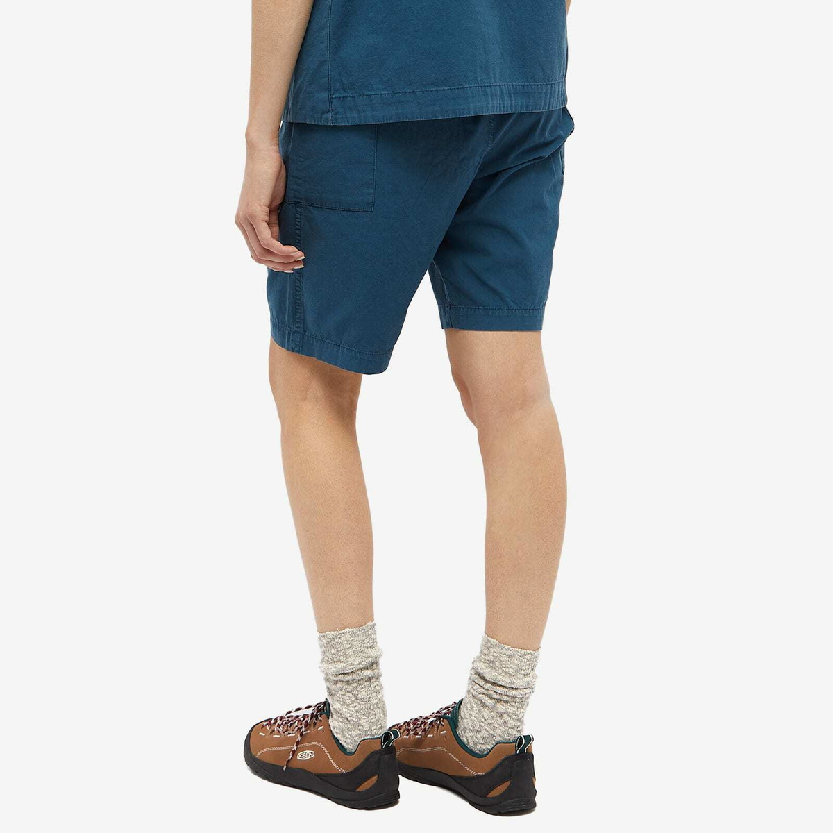 Snow Peak Women's Recycled Cotton Short in Blue Snow Peak