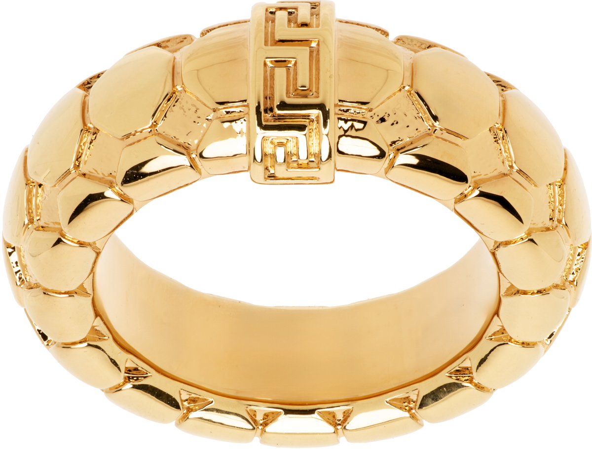 Versace Greca Snake Ring Versace