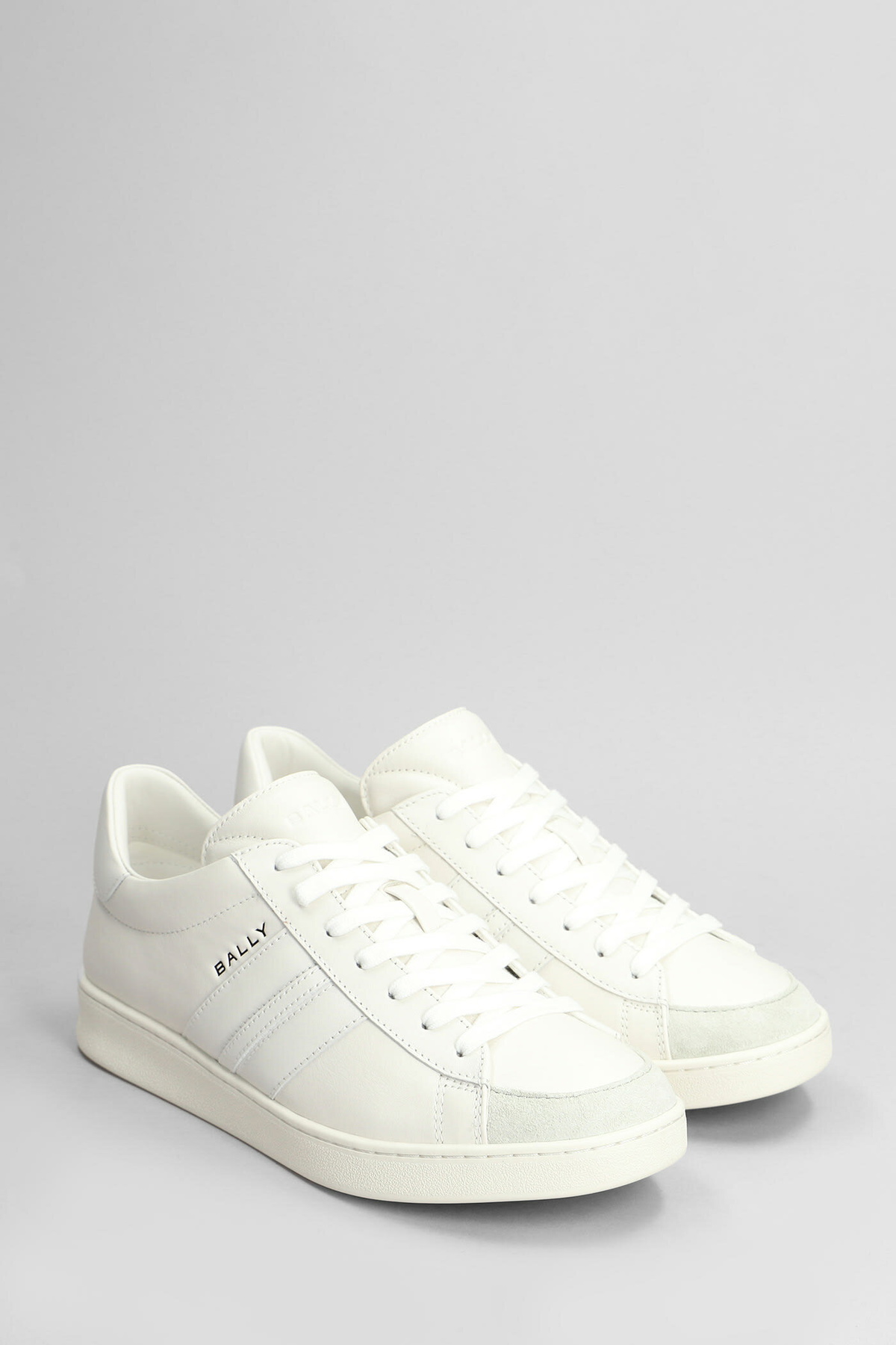 Bally White Leather Sneakers Bally