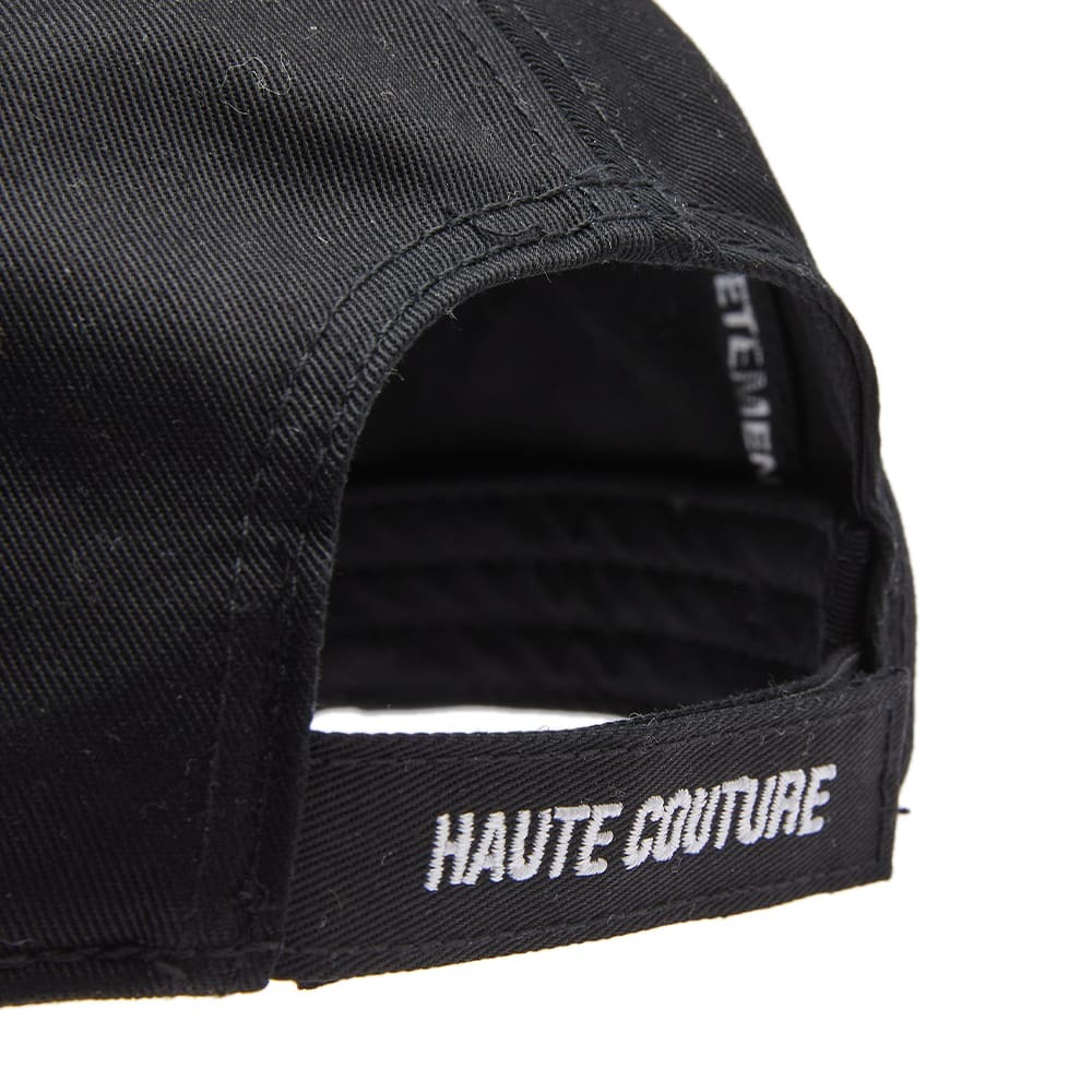 Vetements Men's Couture Cap in Black Vetements