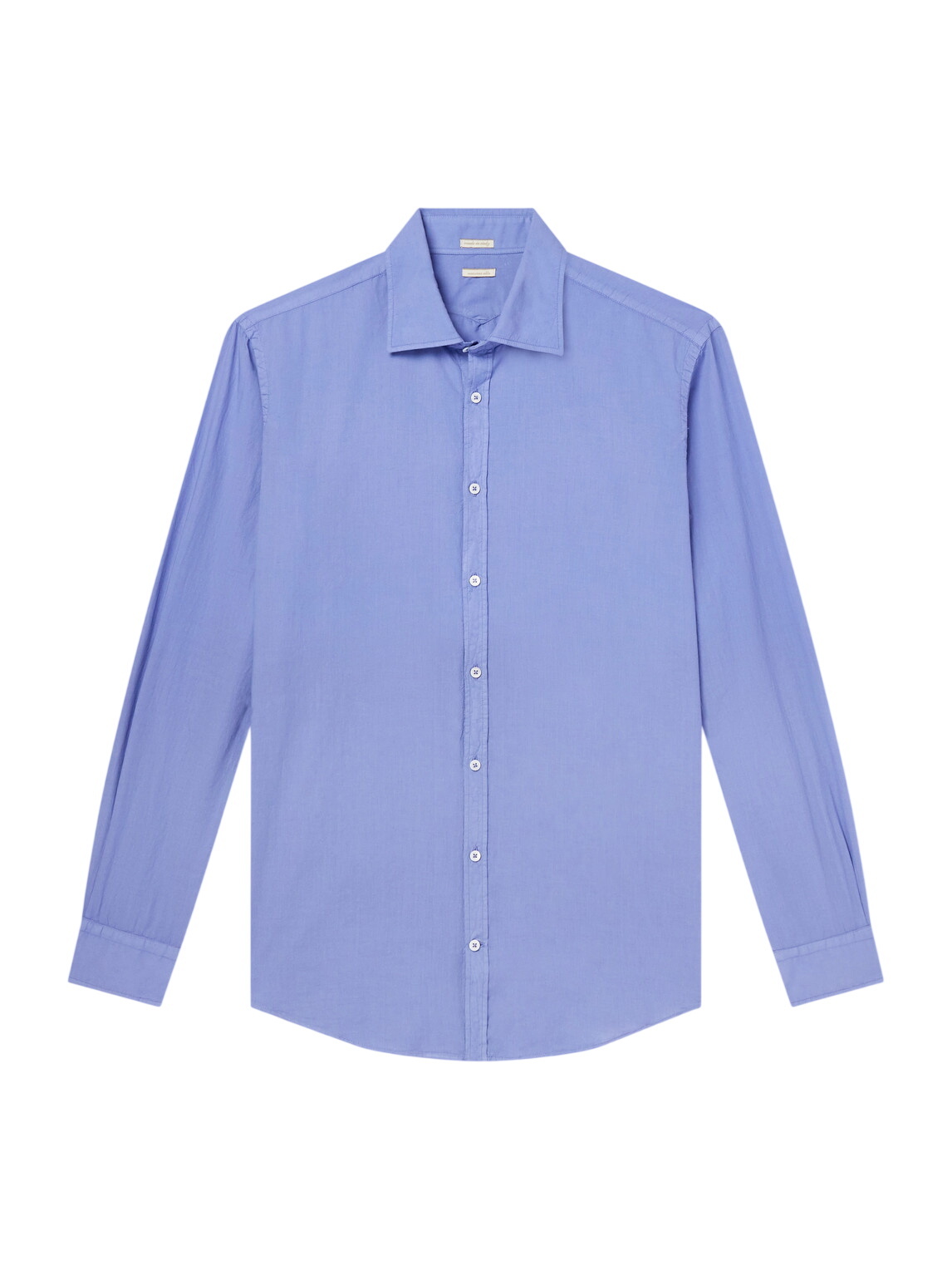 Massimo Alba - Genova Cotton Shirt - Blue Massimo Alba