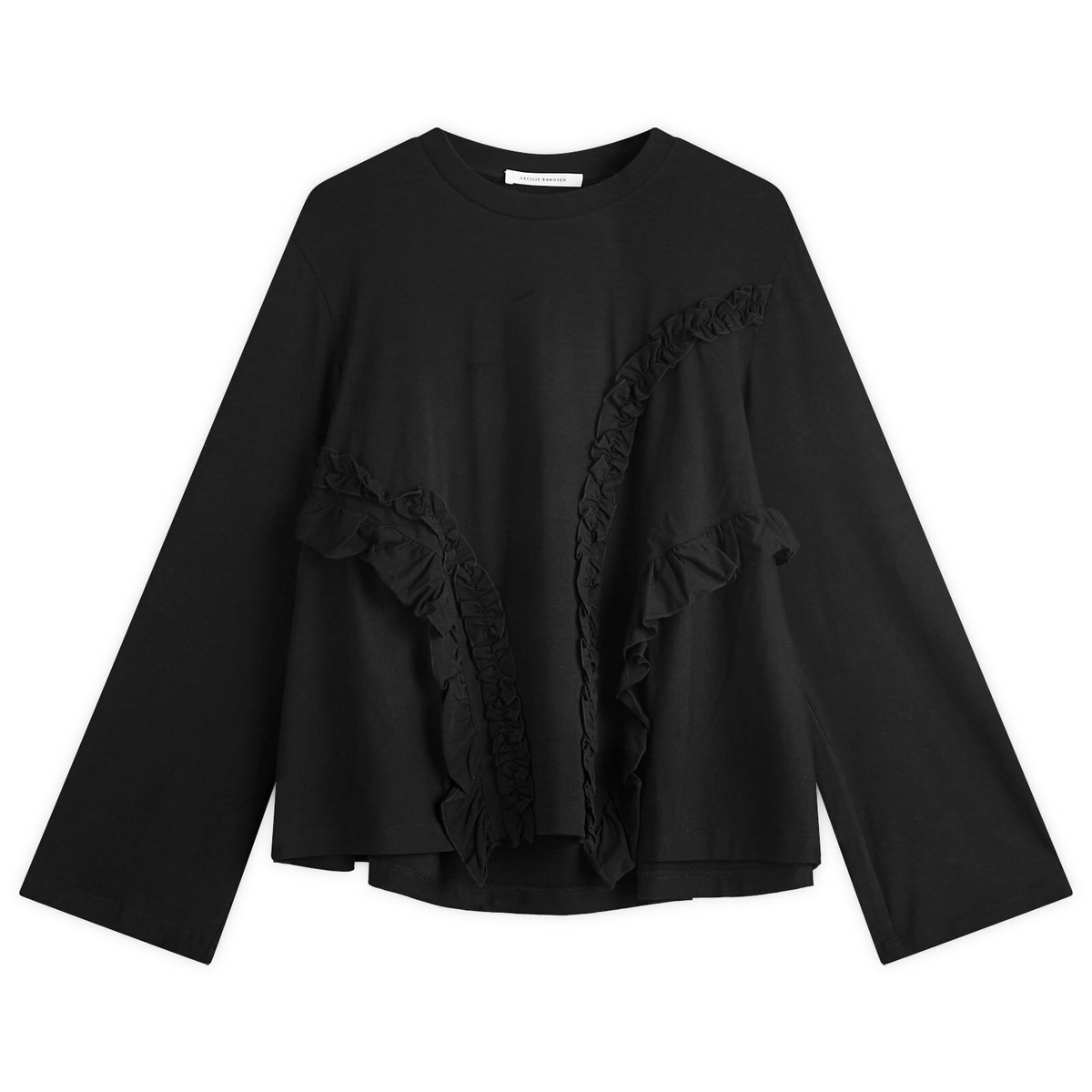 Cecilie Bahnsen Women's Alva T-Shirt in Black Cecilie Bahnsen