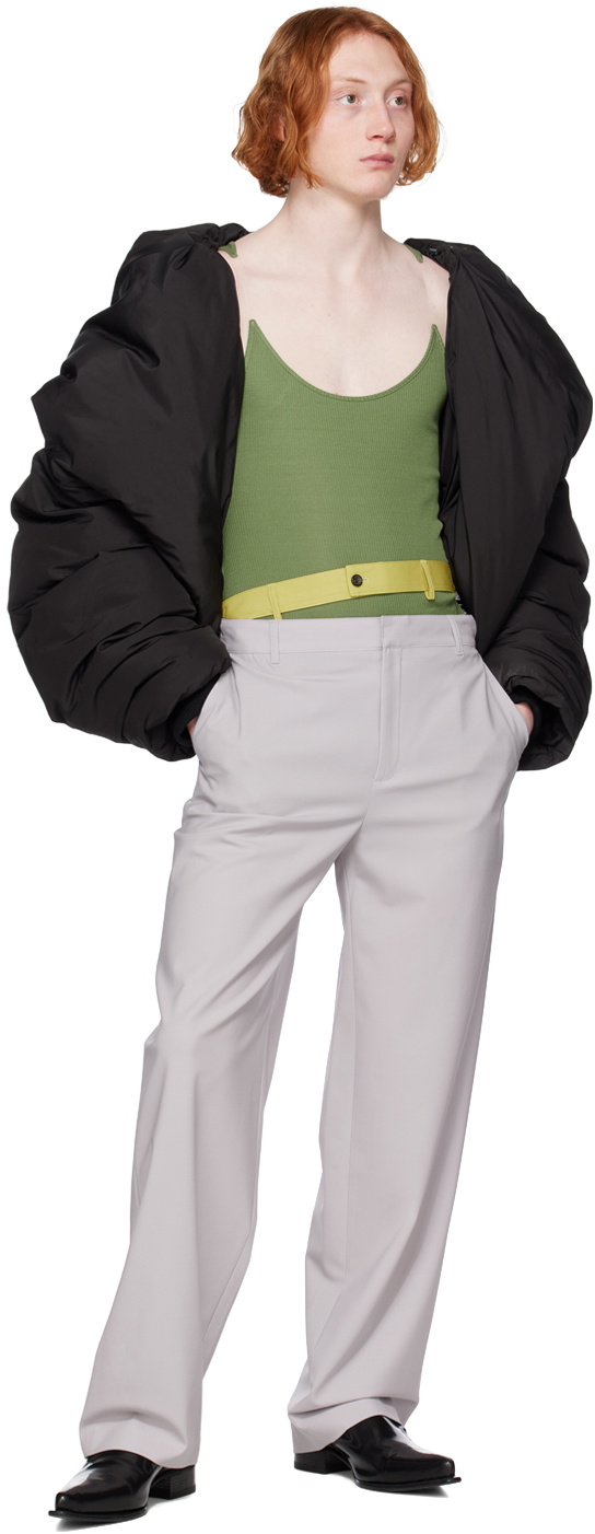 Y/Project Gray Multi Waistband Trousers Y/Project