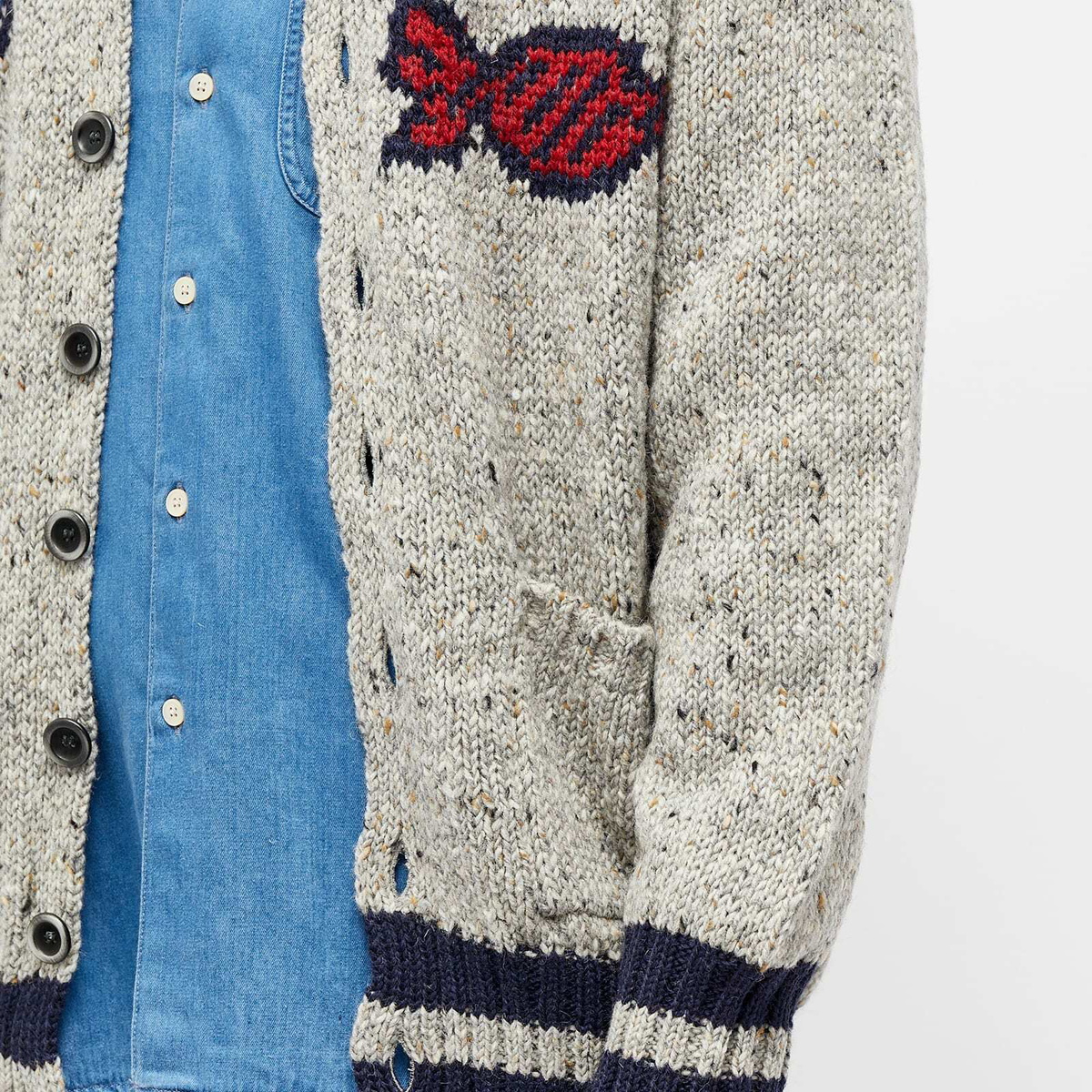Howlin by Morrison Men's Howlin' Cardi Cardigan in Mit Würst Bitte ...
