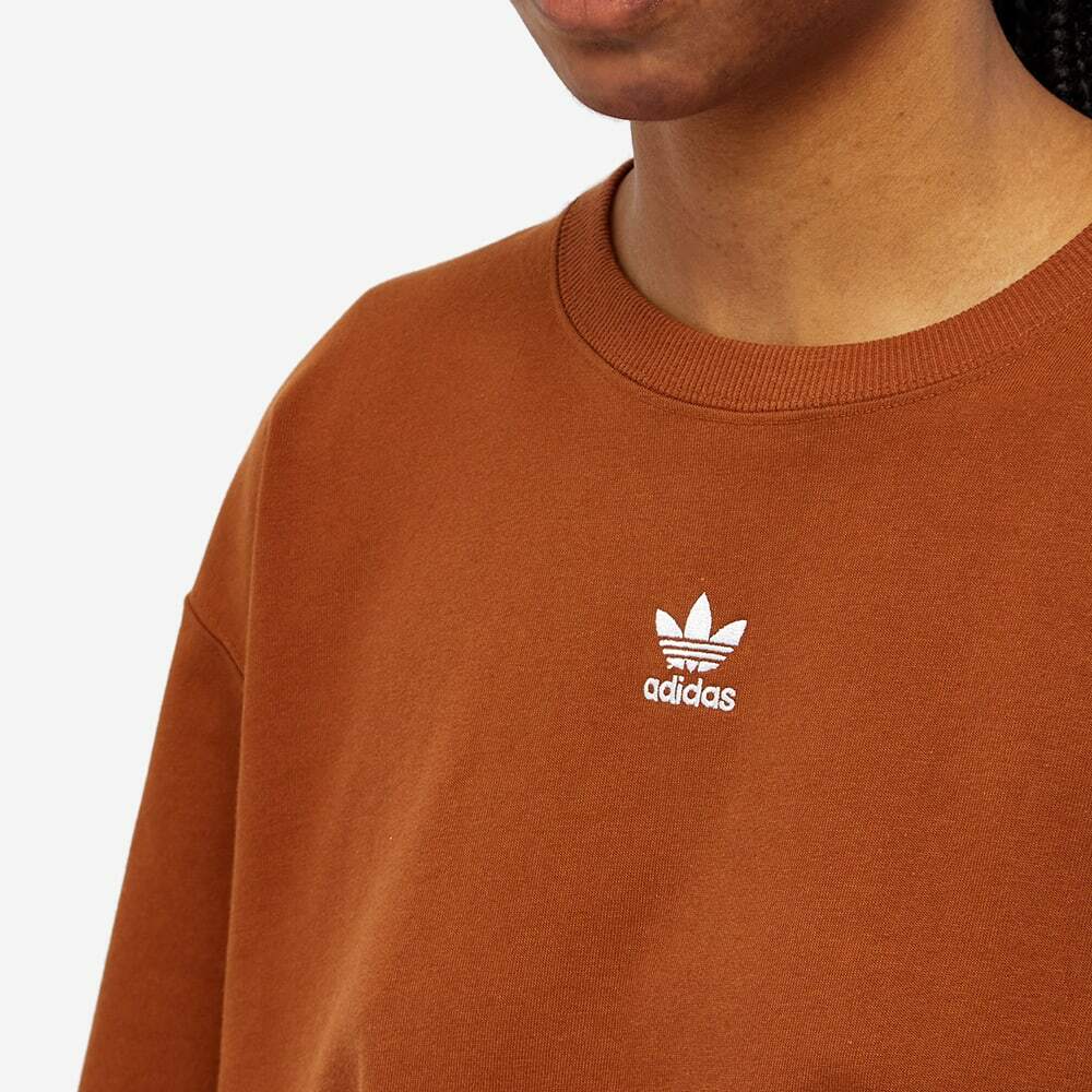 Adidas Women's Trefoil T-Shirt in Dust Rust adidas