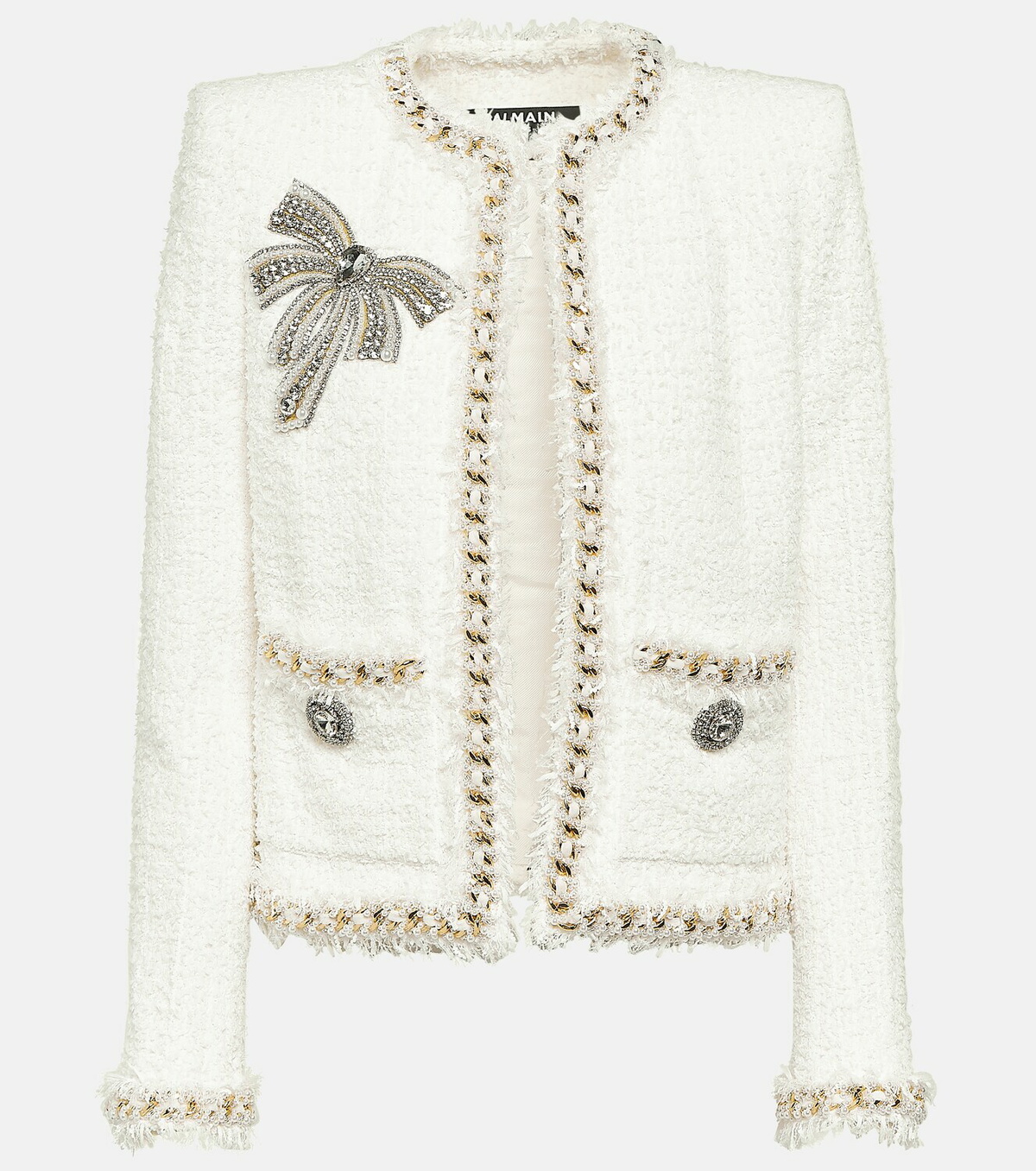 Balmain Embellished tweed jacket Balmain
