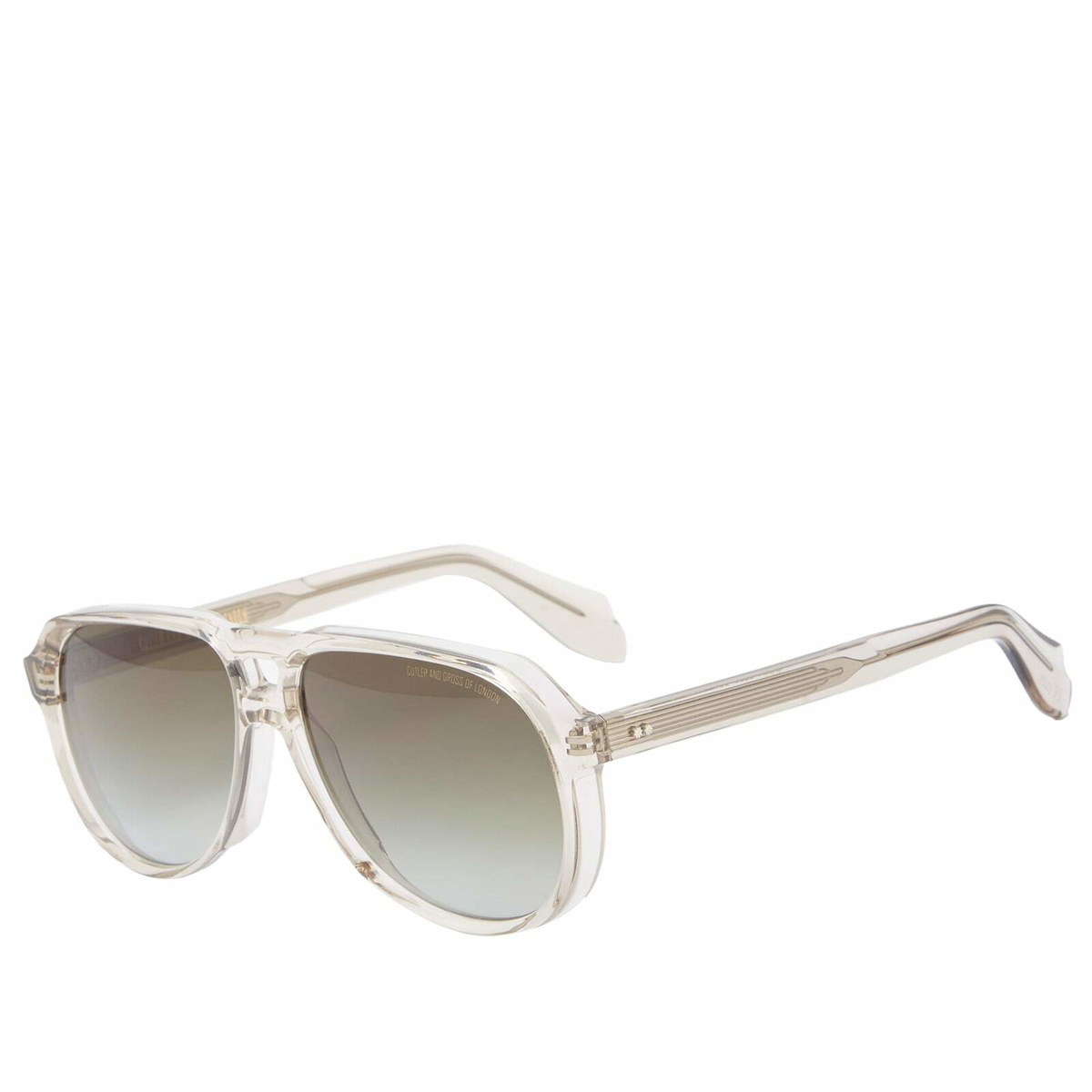Cutler and Gross 9782 Sunglasses in Sand Crystal Cutler and Gross