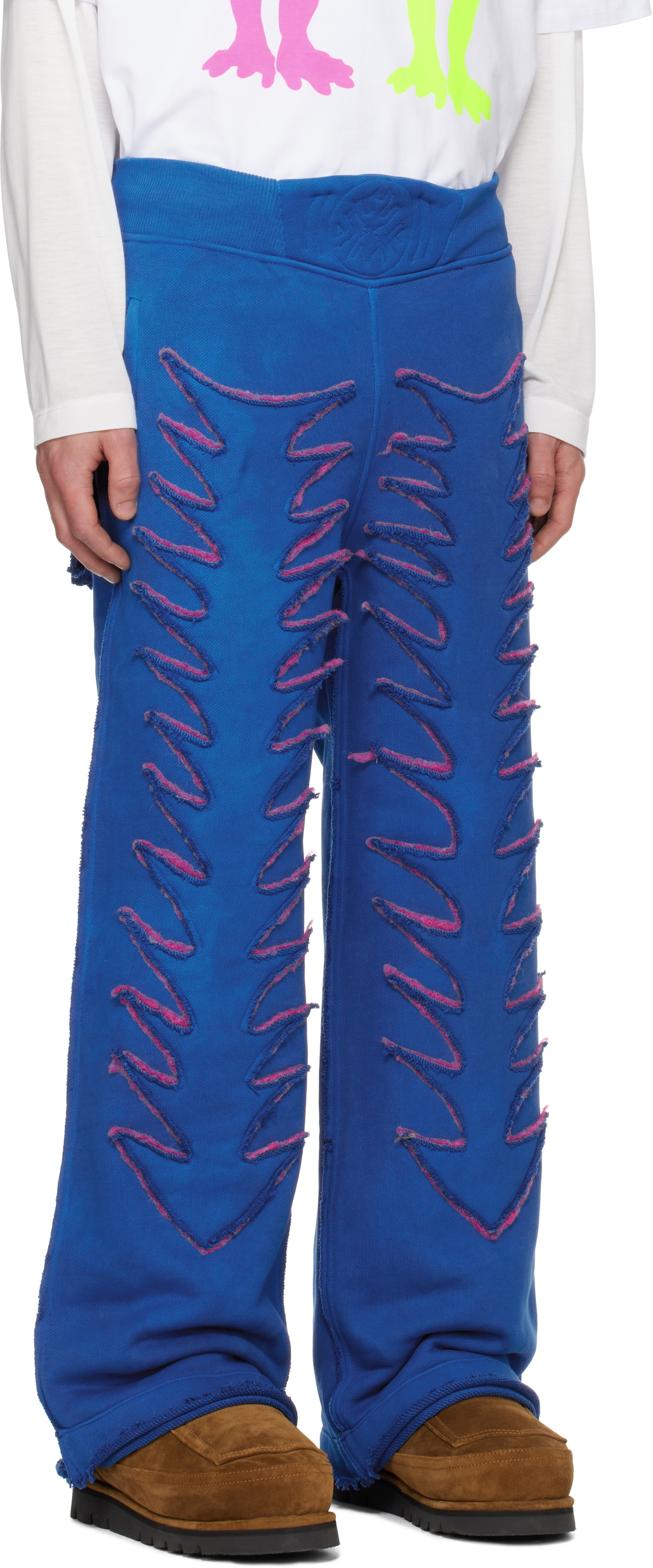 YAKU Blue Rumble Sweatpants YAKU