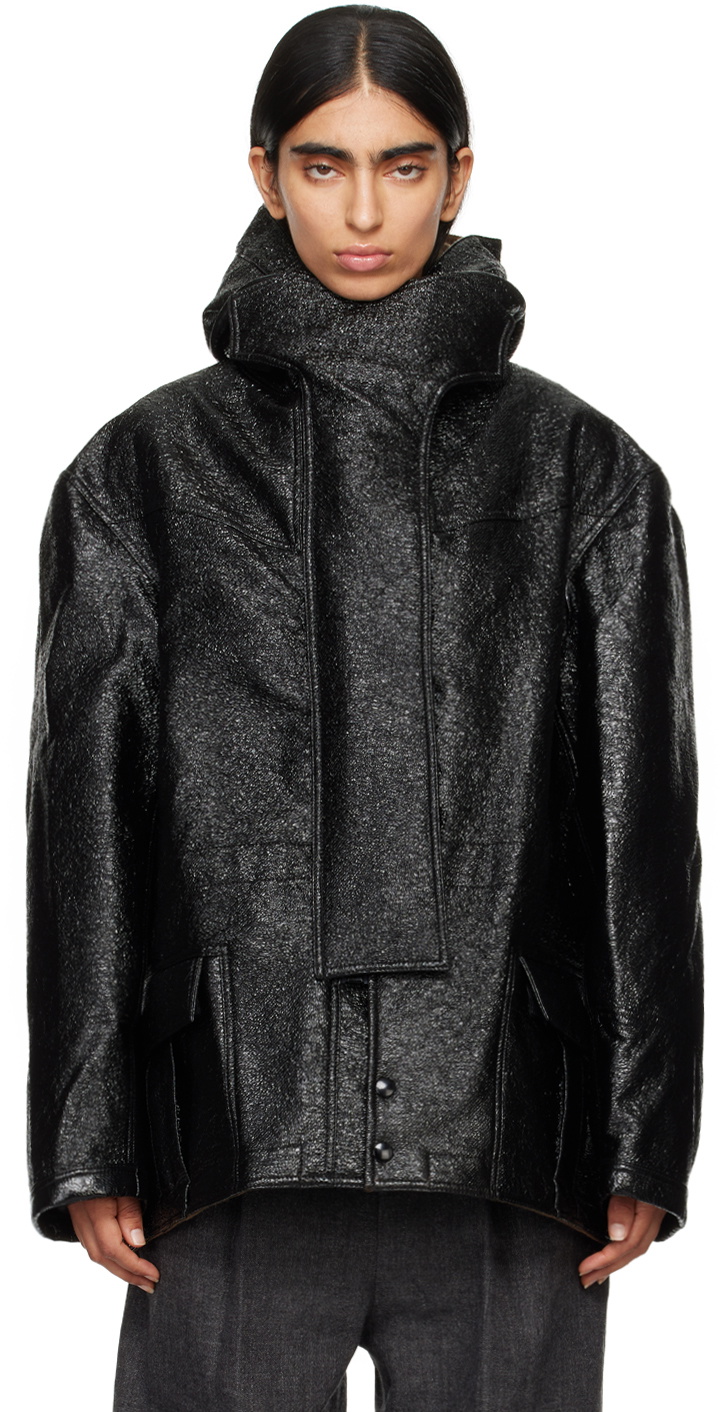 R13 Black Oversized Jacket R13