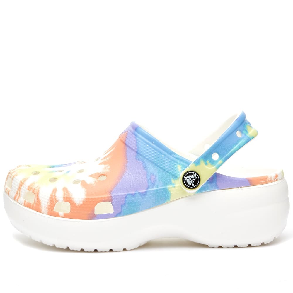 Crocs Women's Classic Platform Tie Dye in Oxygen/Multi Crocs