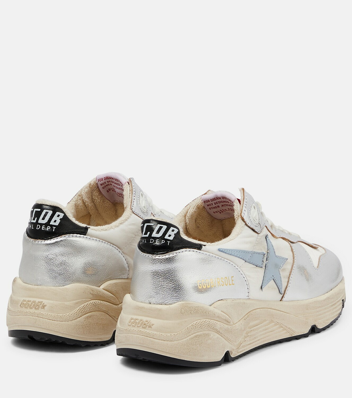 Golden Goose - Running Sole metallic leather sneakers Golden Goose ...