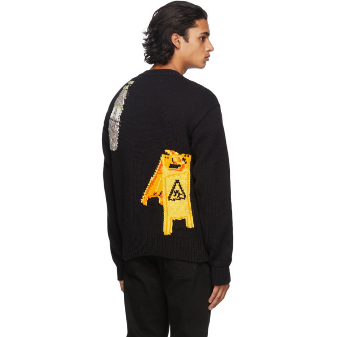 Off-White Black Pascal Medicine Sweater Off-White