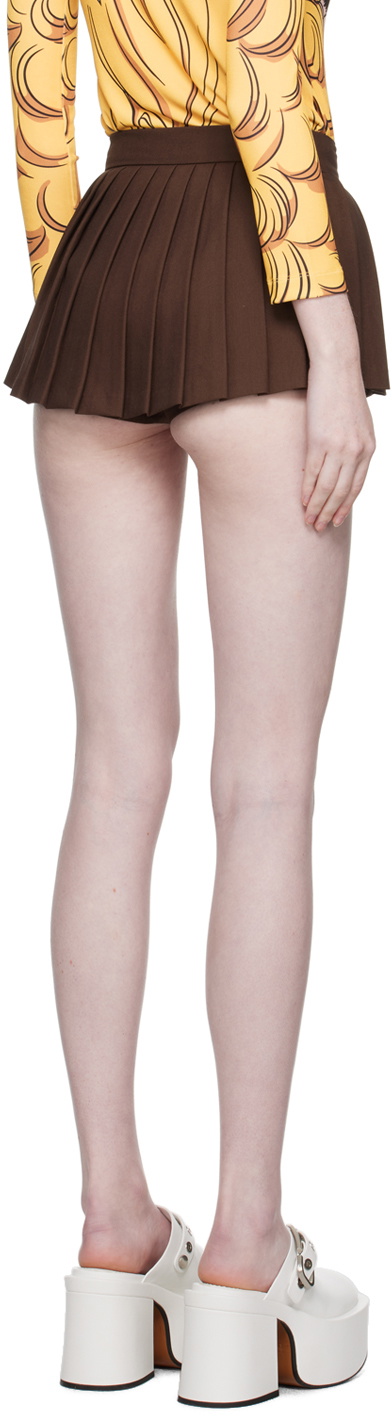 Pushbutton SSENSE Exclusive Brown Skort Pushbutton