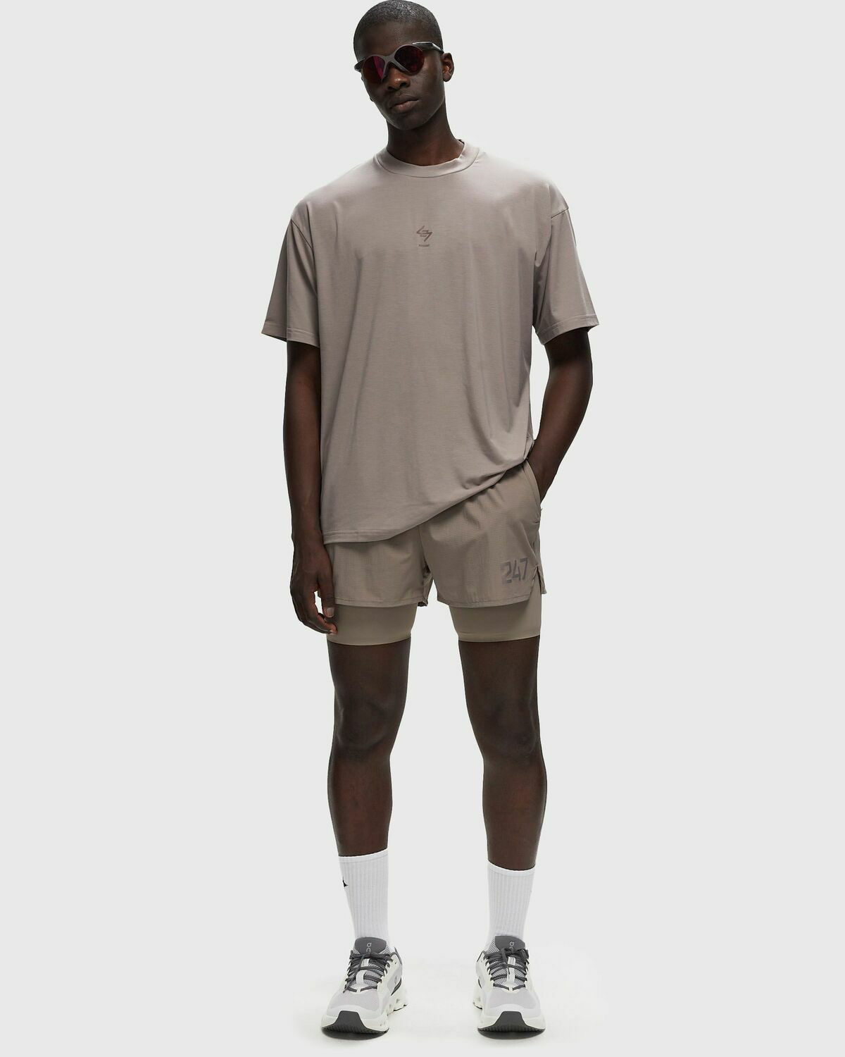 Represent 247 Oversized T Shirt Grey Shortsleeves Represent