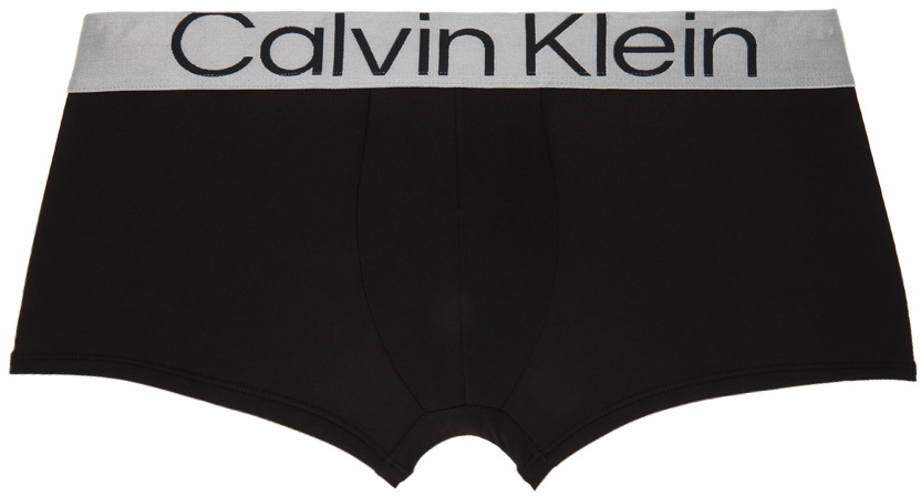 Calvin Klein Underwear Three-Pack Black Reconsidered Steel Micro Boxers ...