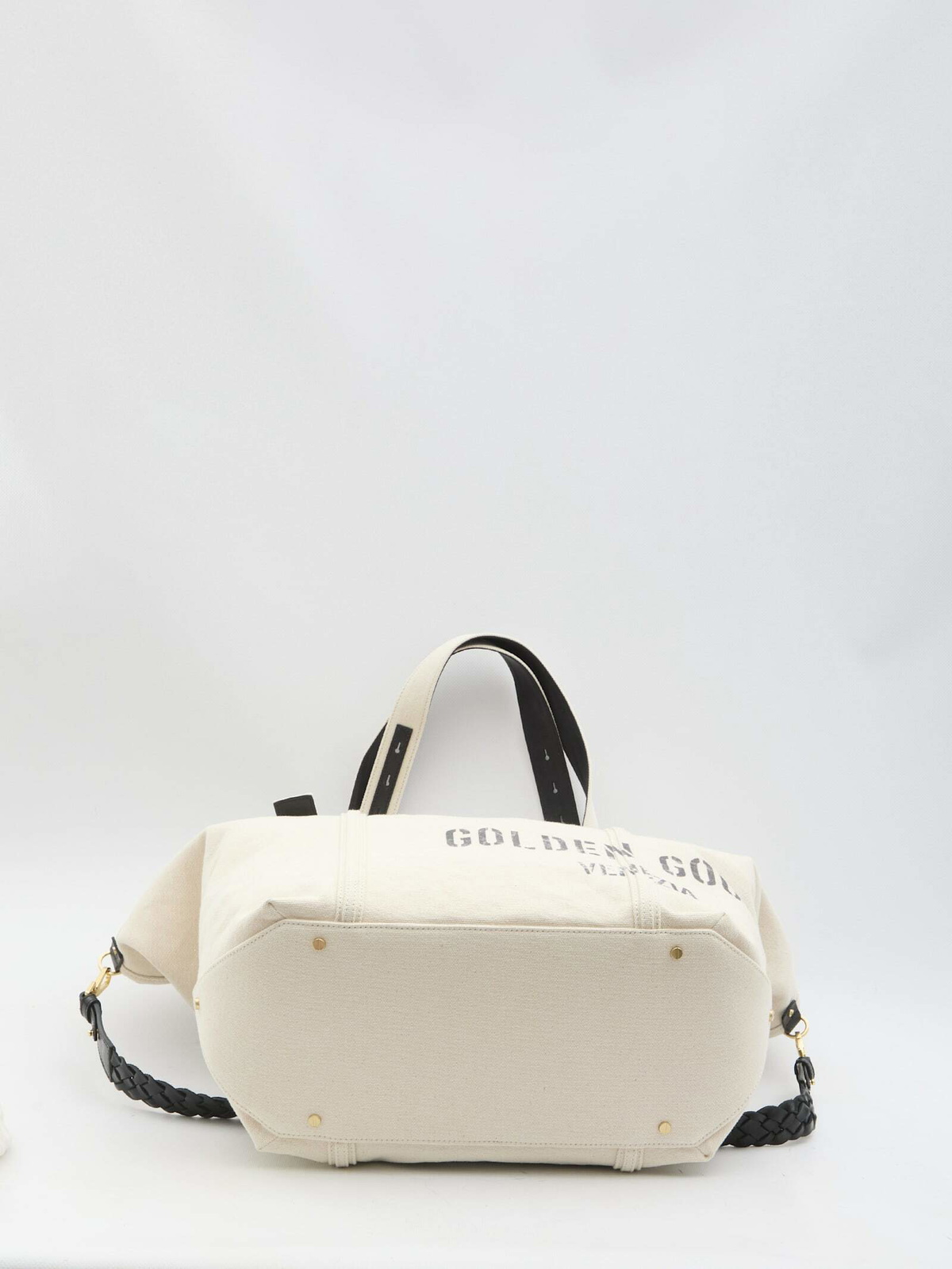Golden Goose Canvas Shopping Bag Golden Goose Deluxe Brand