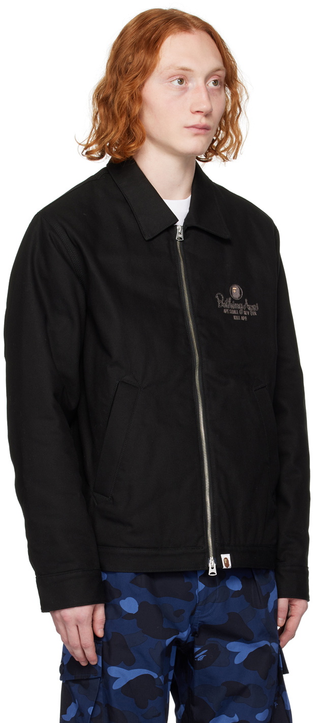BAPE Black Zip Jacket A Bathing Ape