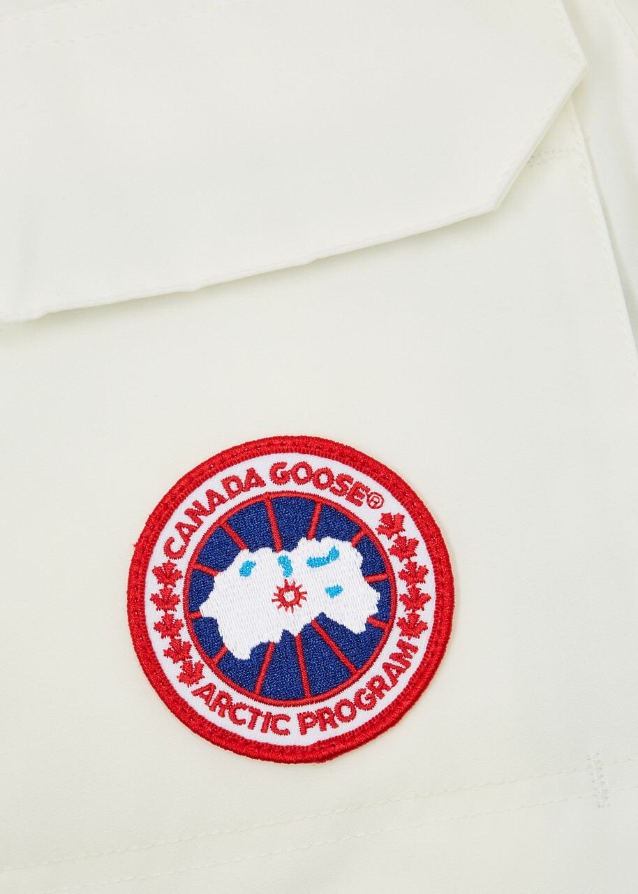 Canada Goose Expedition Reset Hooded Arctic-Tech Parka White Canada Goose
