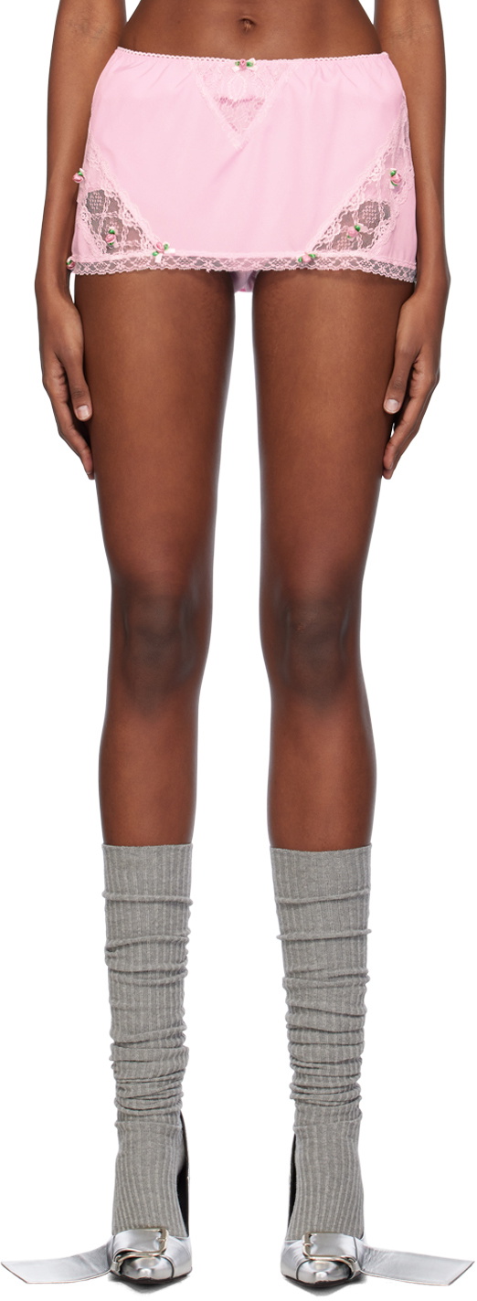 Pushbutton Pink High Waisted Skort Pushbutton