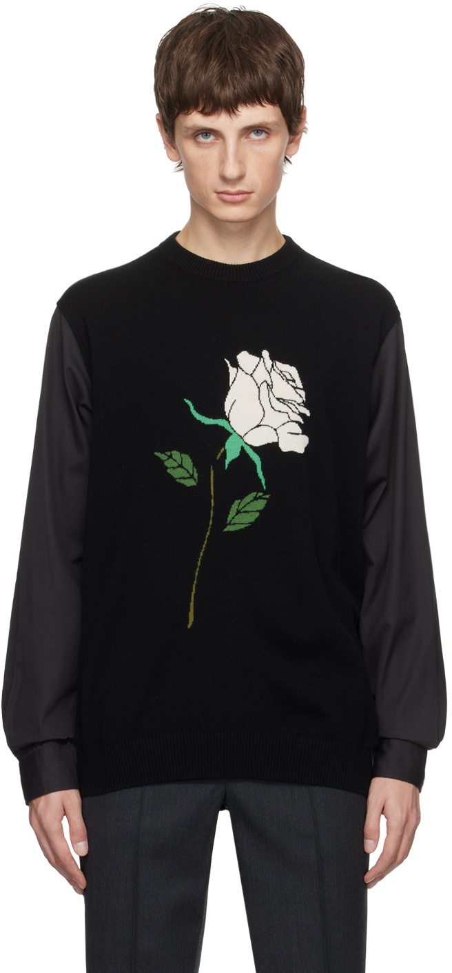 UNDERCOVER Black Rose Sweater Undercover