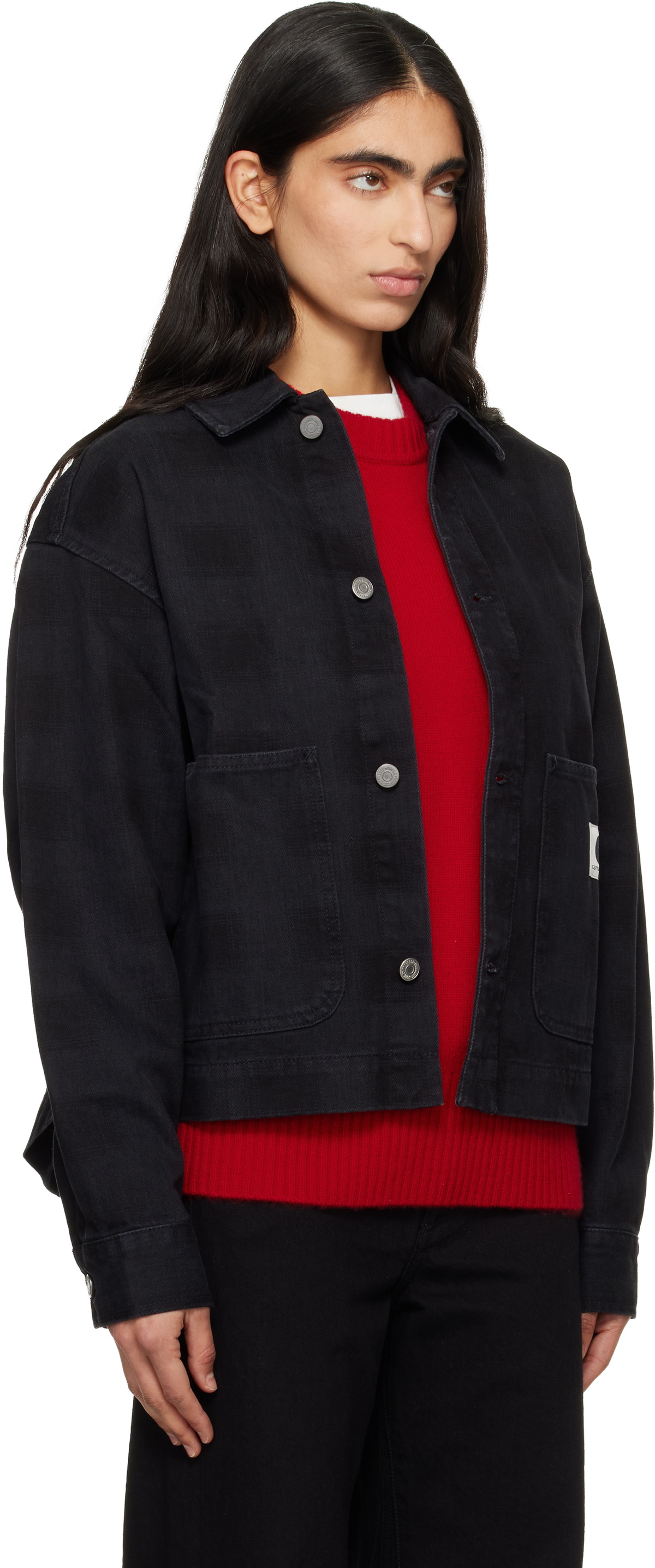 Carhartt Work In Progress Black Everson Denim Shirt Jacket Carhartt WIP