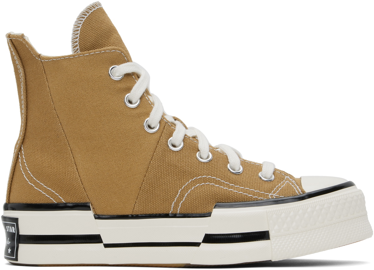 Converse Tan Chuck 70 Plus High Top Sneakers Converse