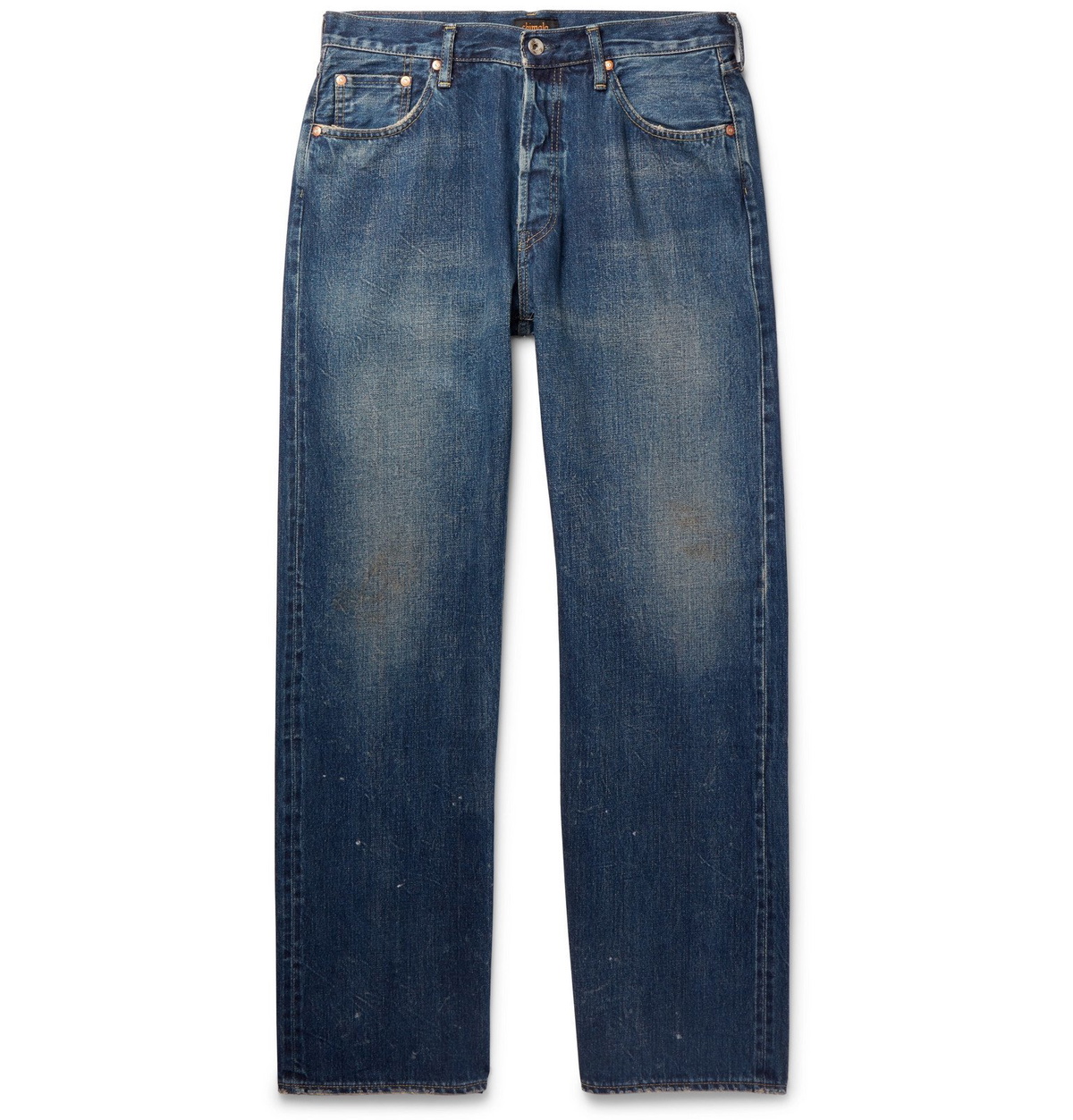 Chimala - Wide-Leg Selvedge Denim Jeans - Blue Chimala