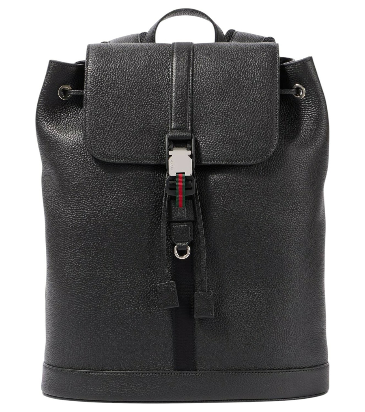 Gucci Web Large leather backpack Gucci