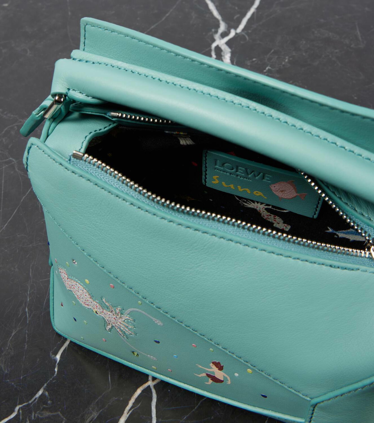 Loewe x Suna Fujita Puzzle Edge Squid Mini crossbody bag Loewe