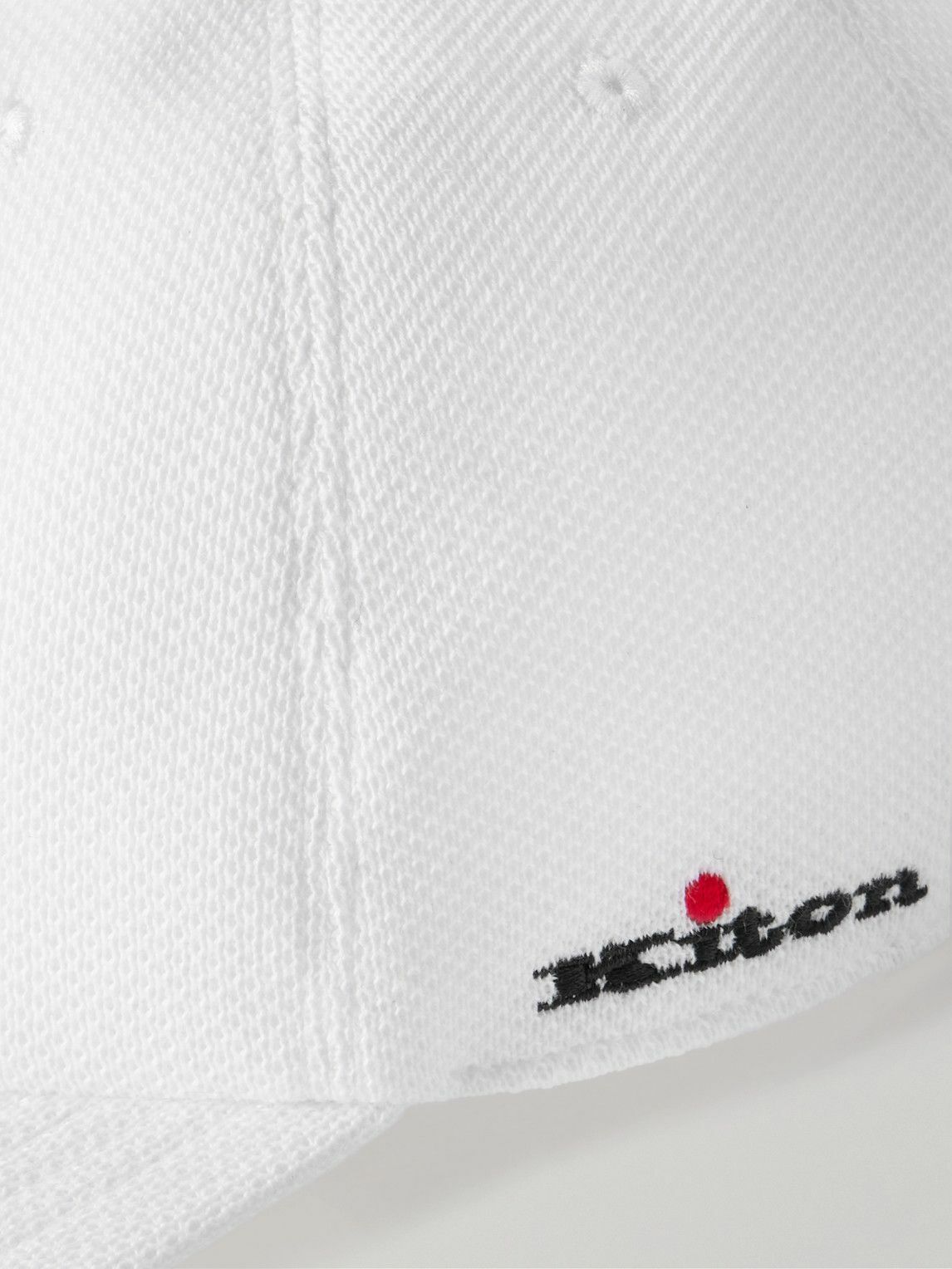 Kiton - Logo-Embroidered Cotton-Piqué Baseball Cap Kiton