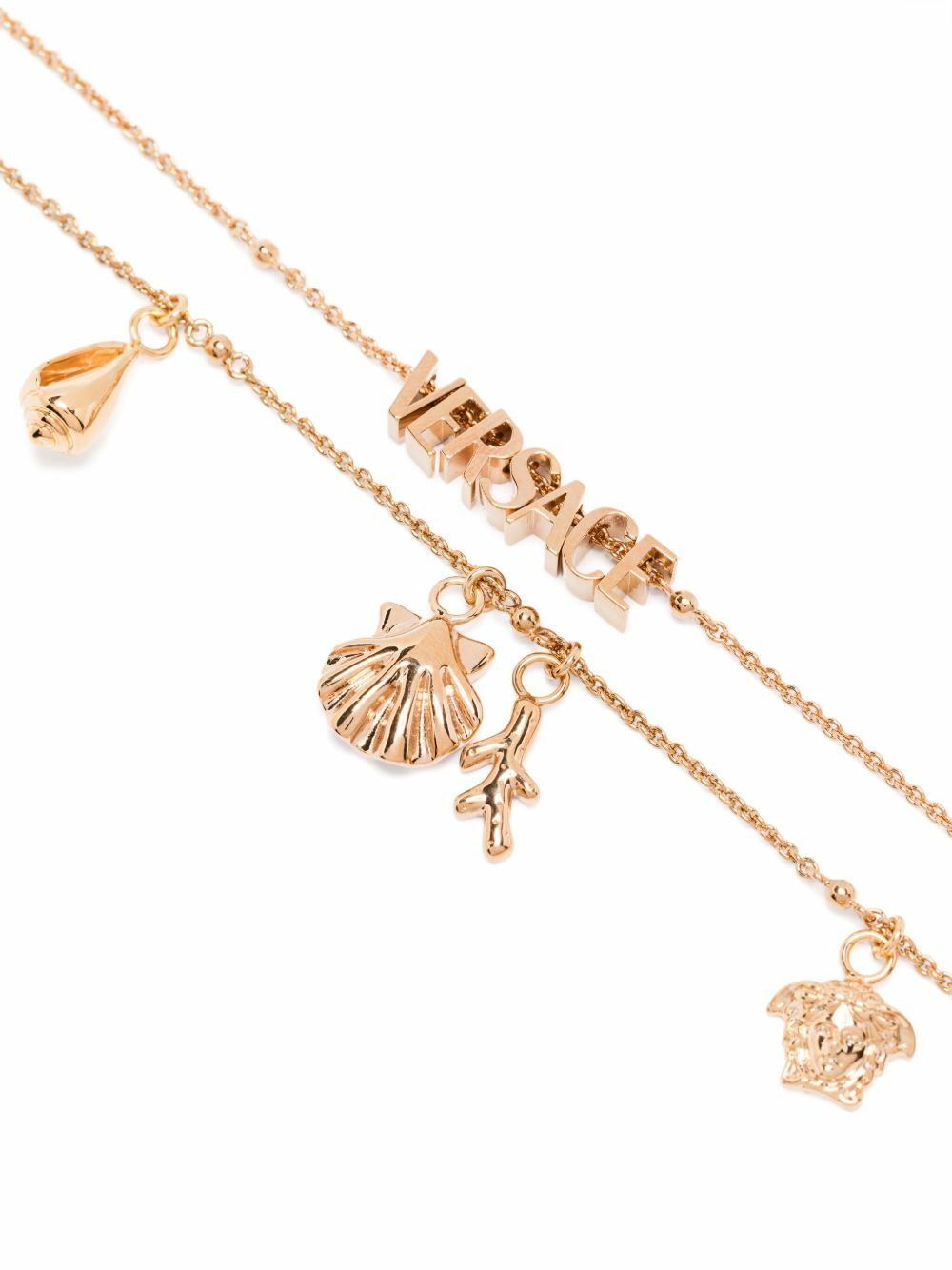 Versace Seashell-Charm Necklace Versace