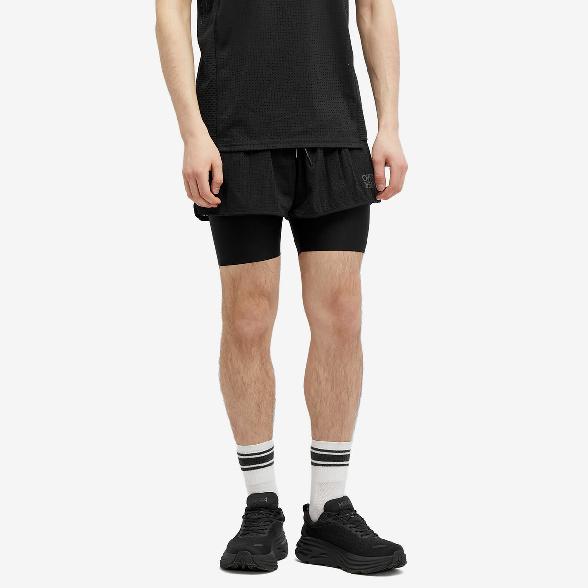 Over Over Men's 2 Layer Short in Black Breathe OVER OVER