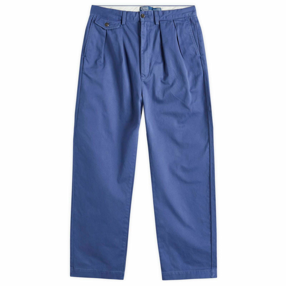 Polo Ralph Lauren Men's Whitman Pleated Chino Trousers in Light Navy ...