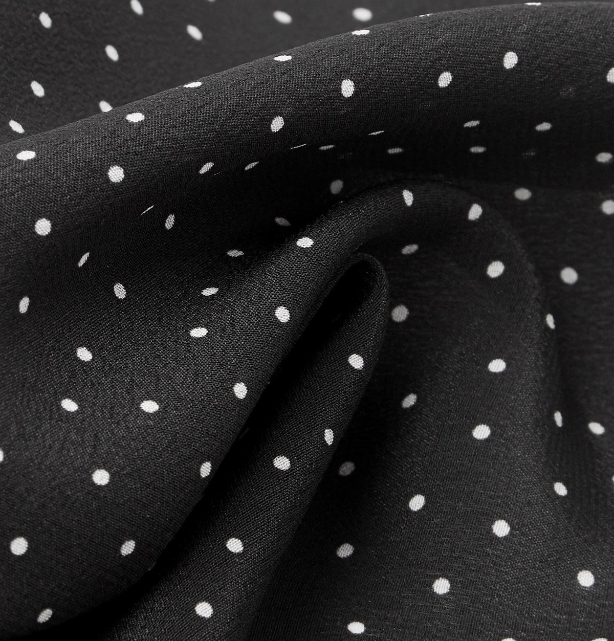 Lanvin - Polka-Dot Silk Pocket Square - Black Lanvin