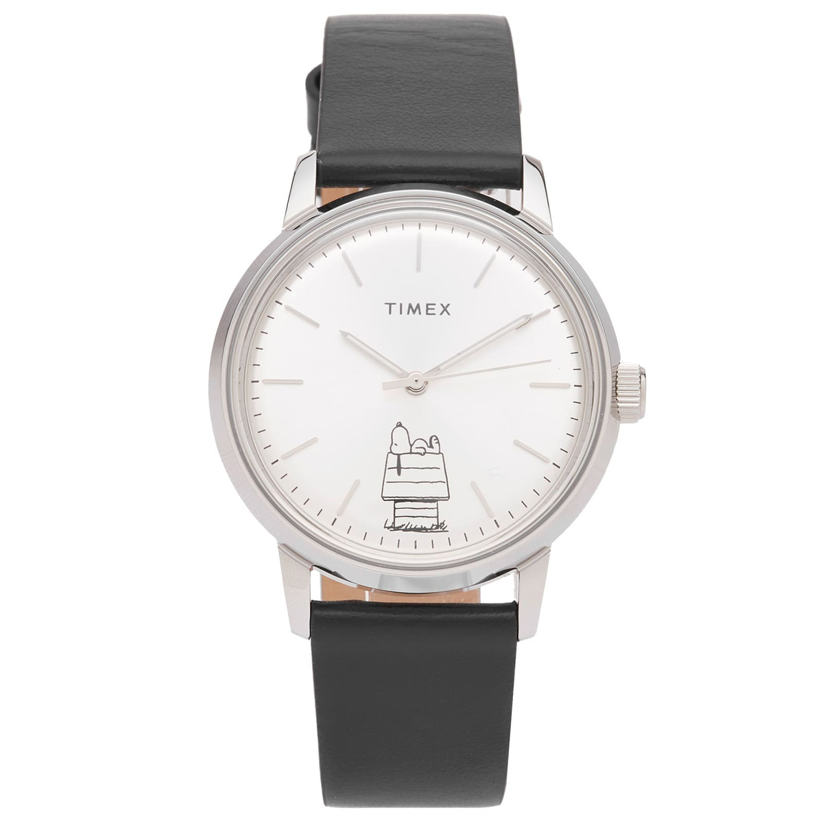 Timex x Peanuts Marlin Auto 75th Anniversary Watch in Black Timex