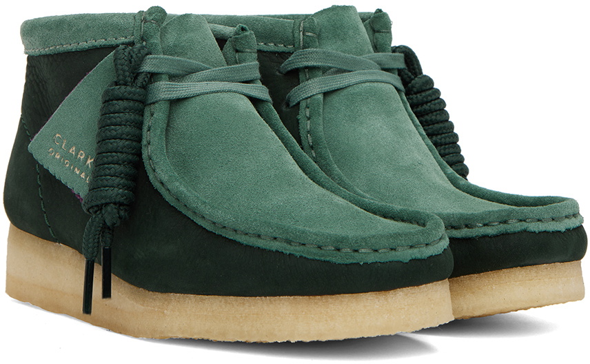 Clarks Originals Blue Wallabee Boots Clarks Originals