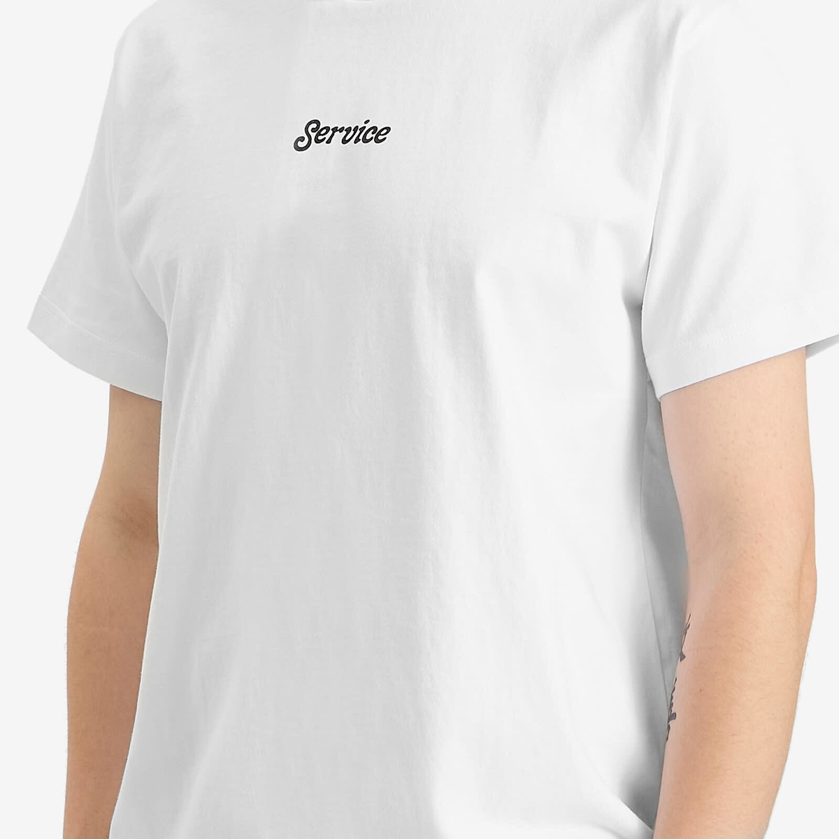 Service Works Men's Service Logo T-Shirt in White Service Works