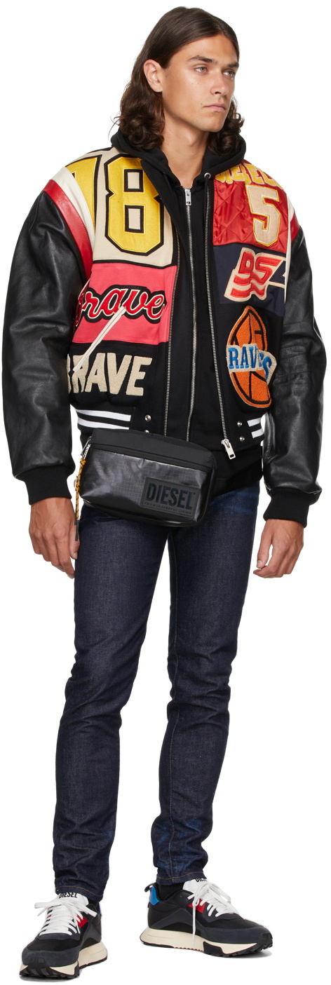 Diesel Black Ripstop Pouch Diesel