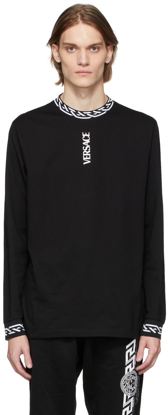 Versace Black Greca T-Shirt Versace