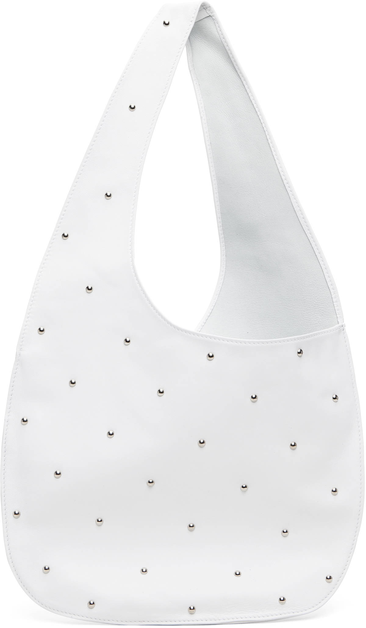 Maryam Nassir Zadeh White Lara Multi Stud Tote Maryam Nassir Zadeh