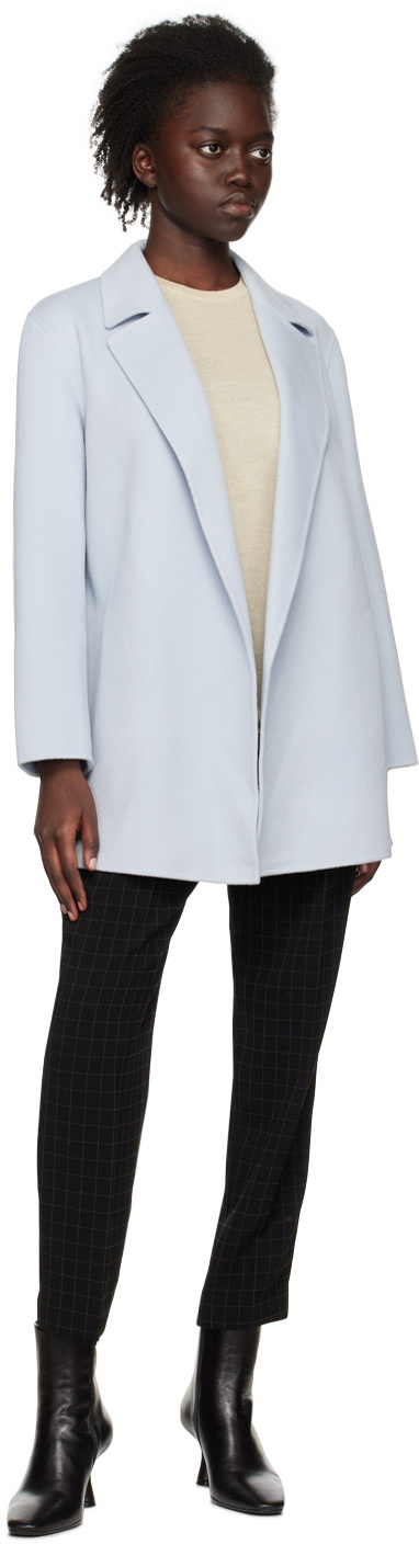 Theory Blue Clairene Coat Theory