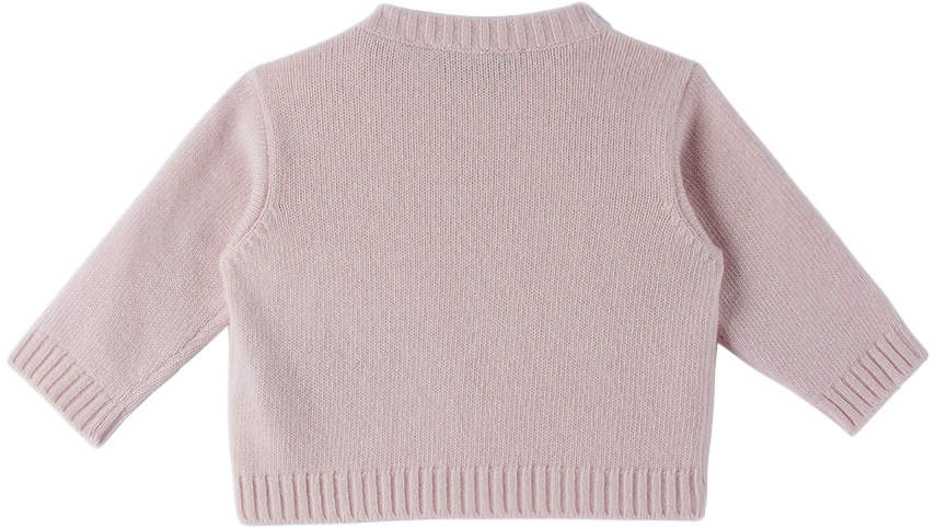 Balmain Baby Pink Embroidered Sweater Balmain