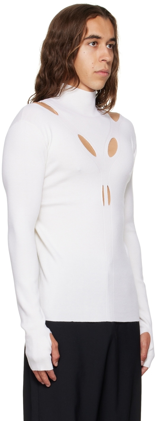 Dion Lee Off-White Skivvy Turtleneck Dion Lee