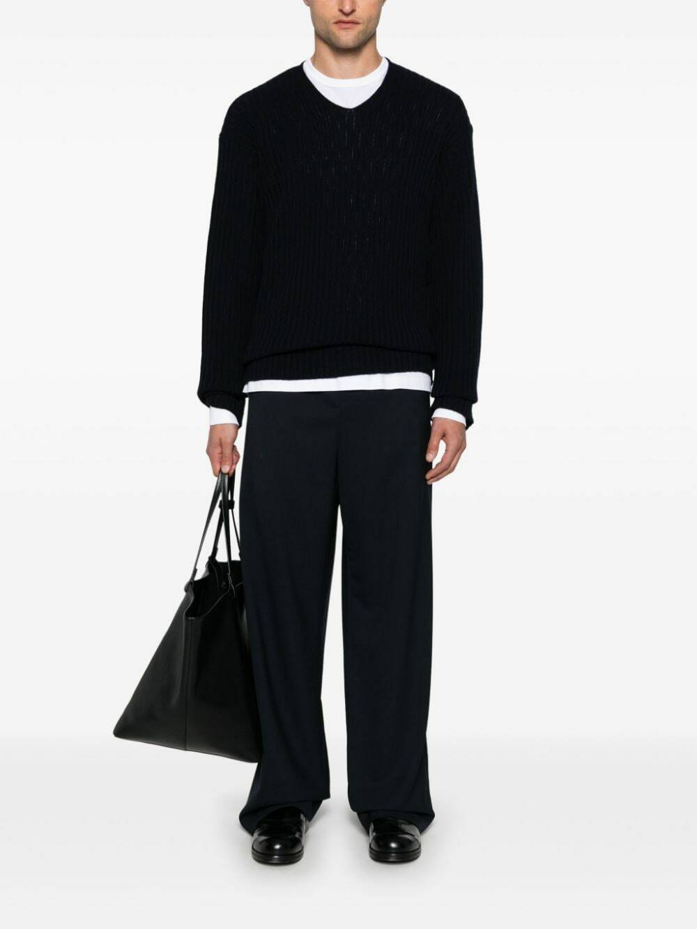 THE ROW - Cashmere V-necked Sweater The Row