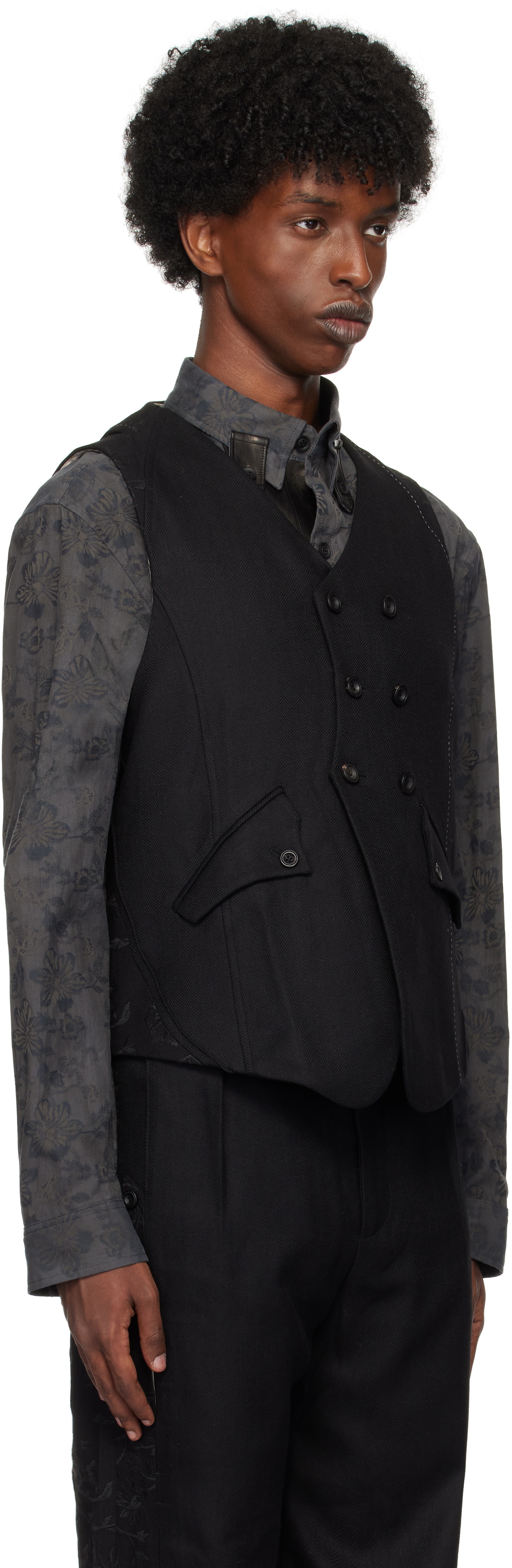 Professor.E Black E Waistcoat Professor.E